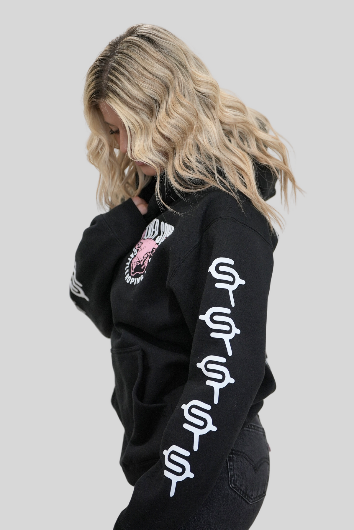 ROPING CLUB HOODIE - PINK COW (20 Entries) | Shop The Drive